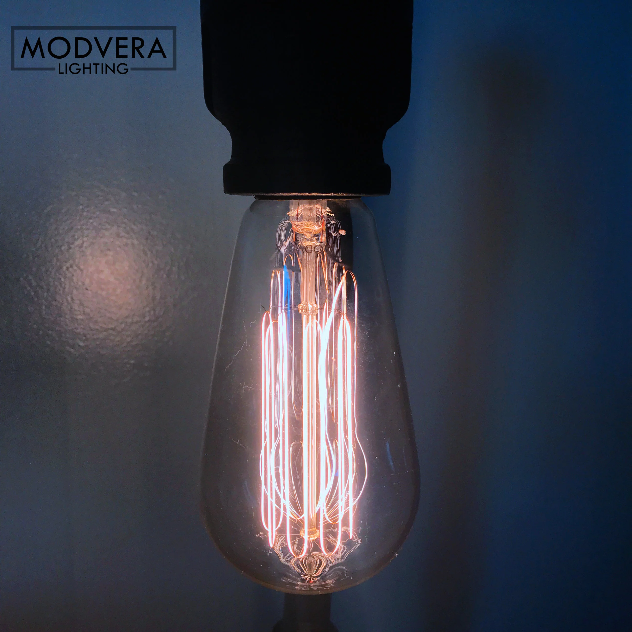 40W ST64 Vintage Antique StyleEdison Bulb - Incandescent 2200k Warm ...