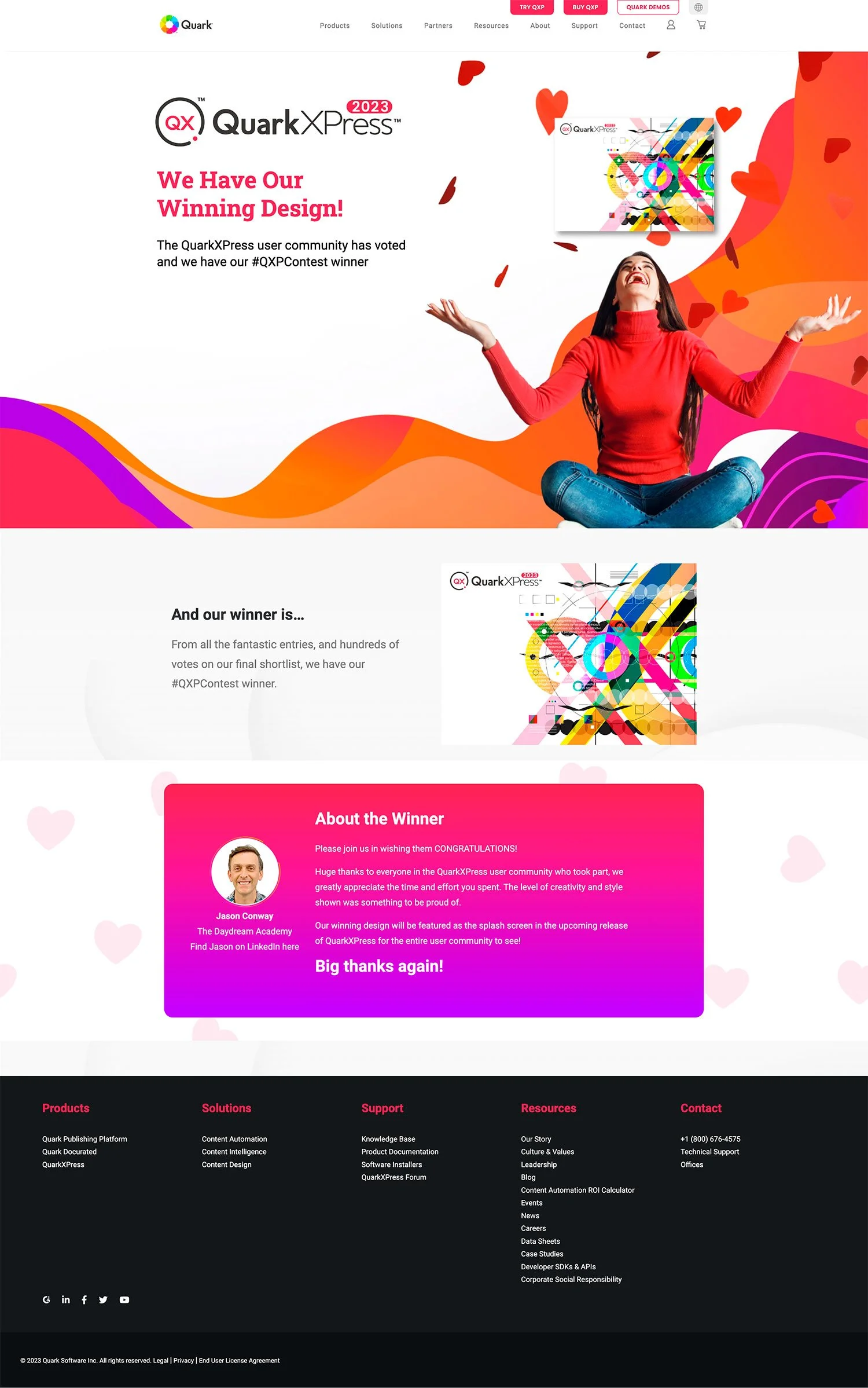 Jason Conway is the QuarkXPress design contest winner — The Daydream ...