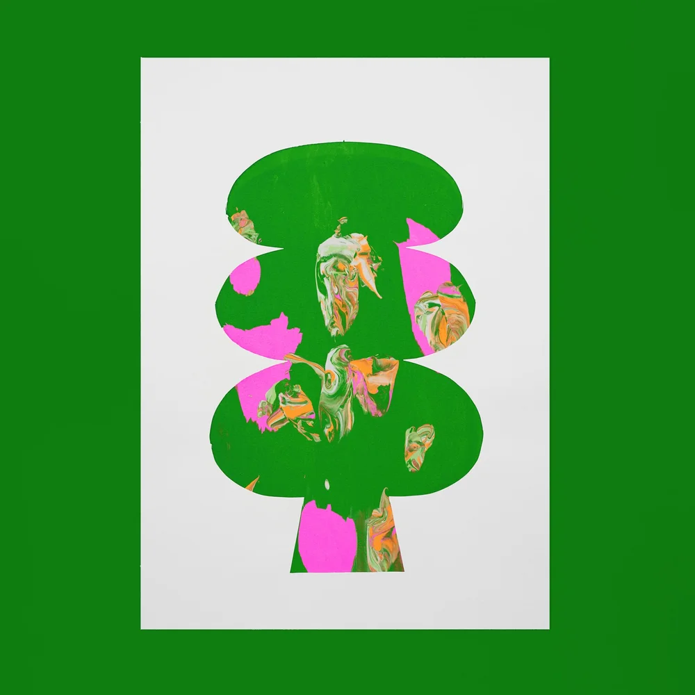 Screen Print Trees — Studio Oliver Helfrich