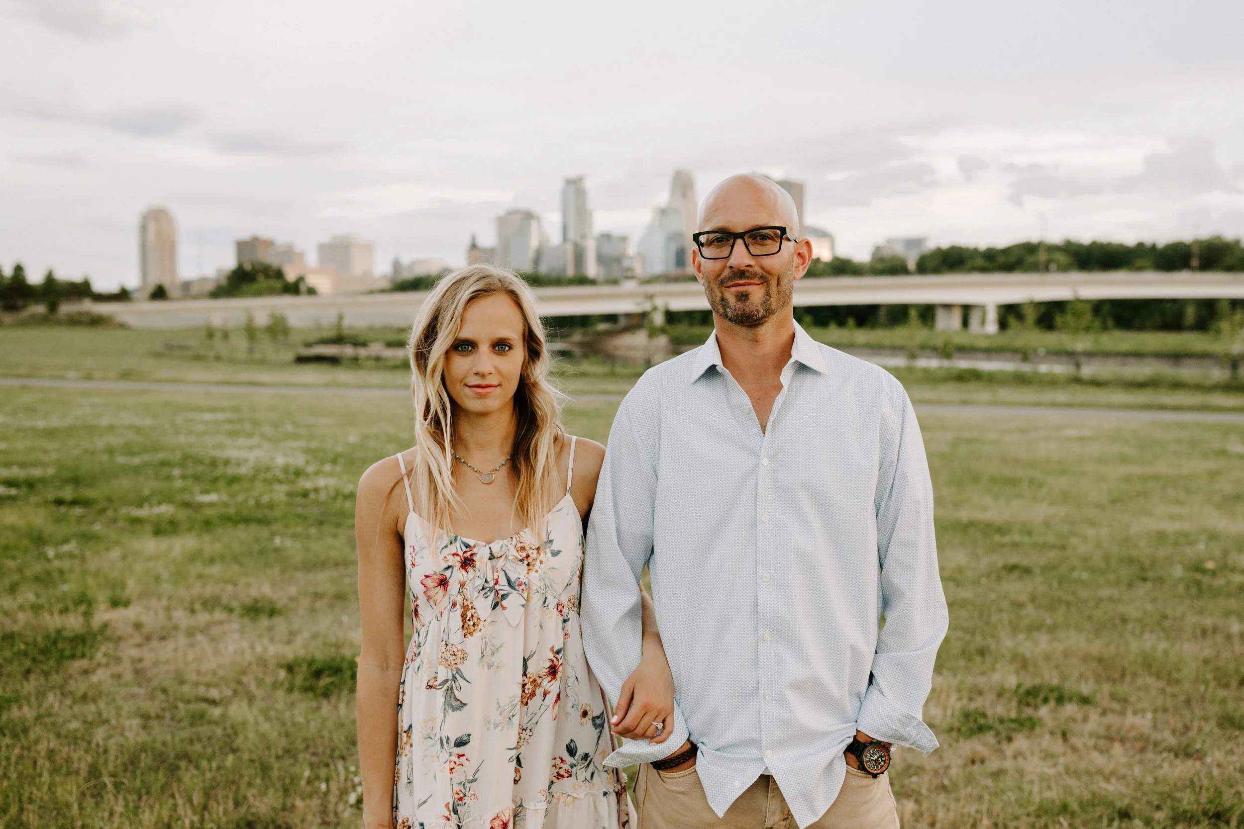 Downtown Northeast Minneapolis Sunset Engagement — Bridget Couwenhoven, LLC
