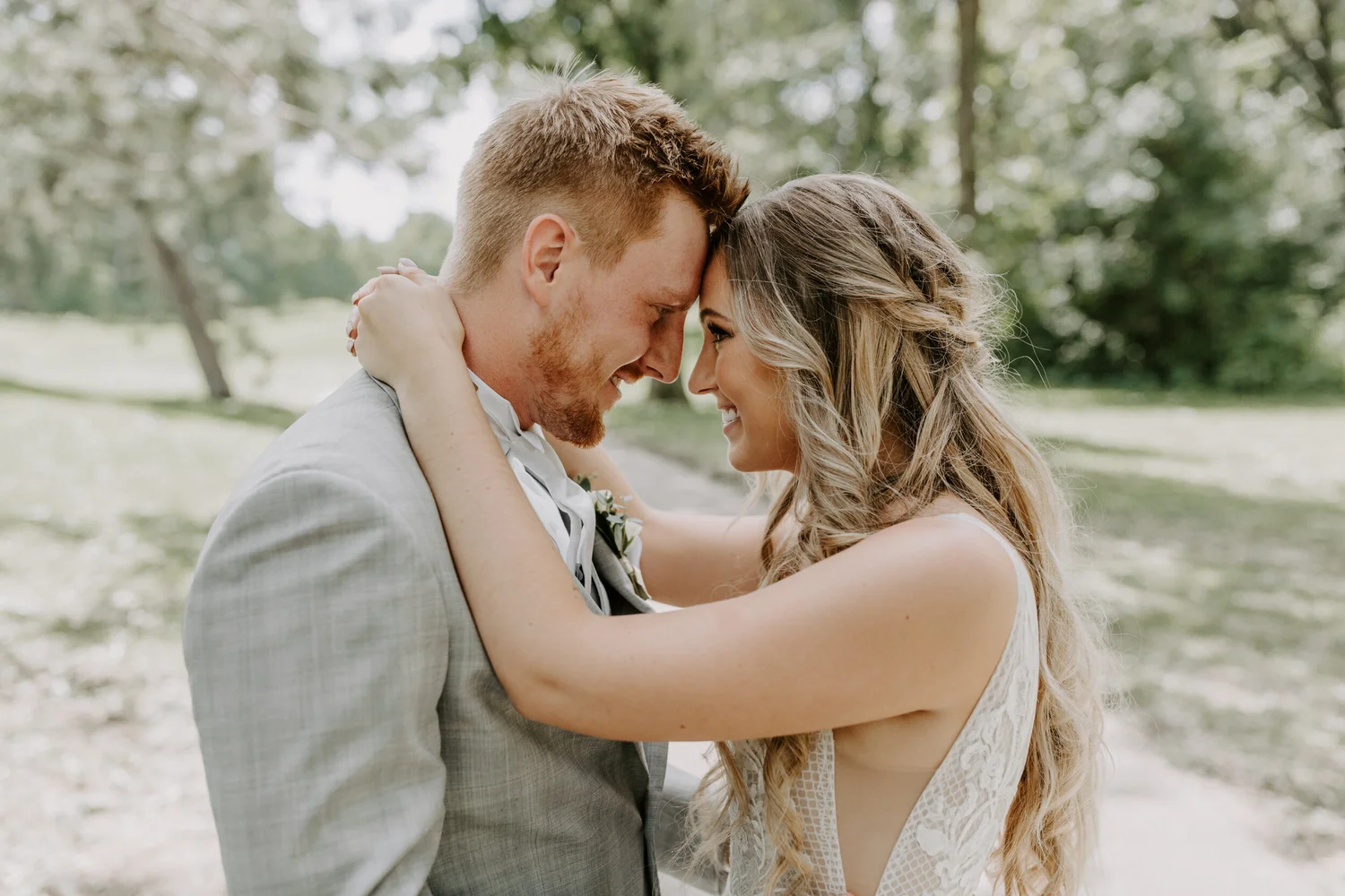 Outdoor Summer Wedding on a Golf Course in Blaine — Bridget Couwenhoven ...