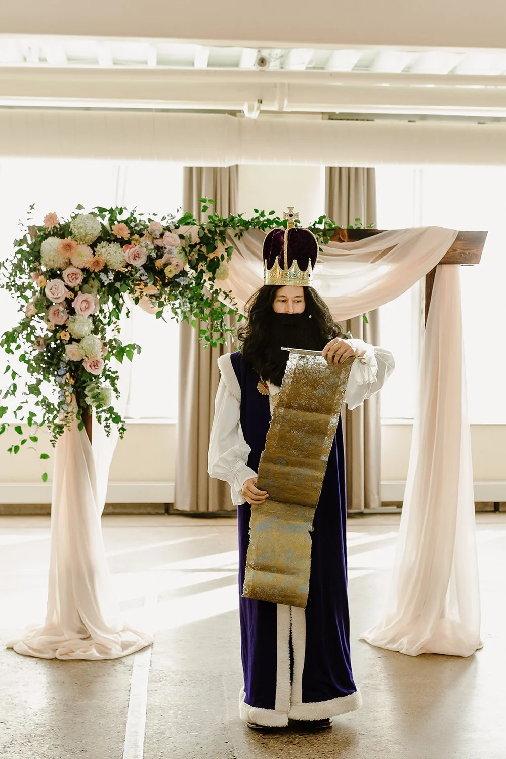 Bright Floral Machine Shop Wedding — Bridget Couwenhoven, LLC