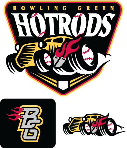 Hot Rods Baseball Logo