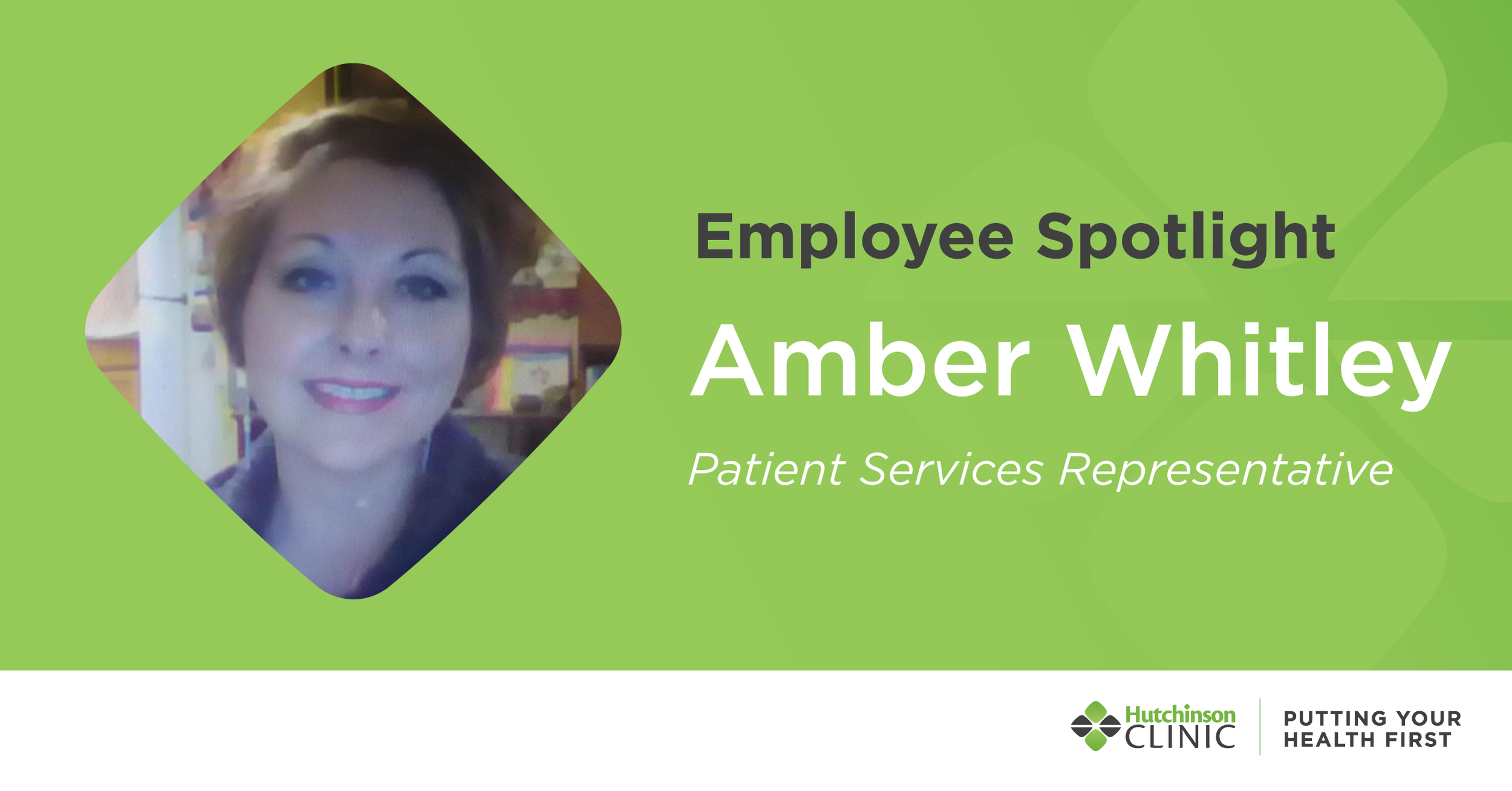 Employee Spotlight: Amber Whitley — Hutchinson Clinic