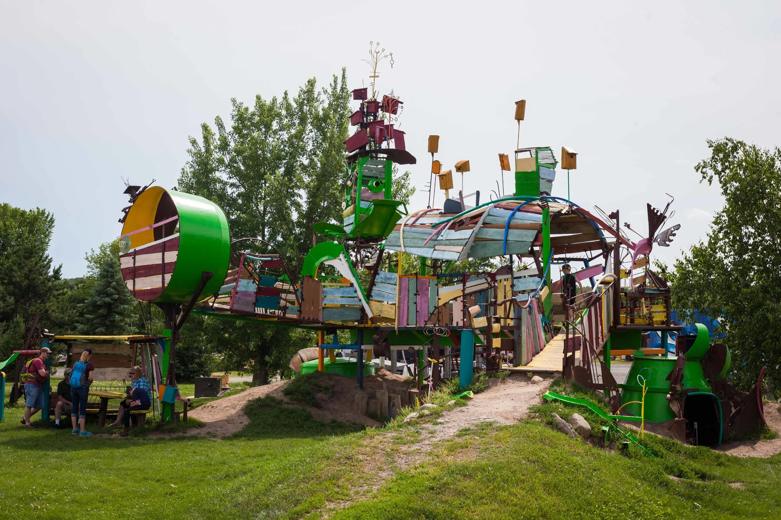 Franconia Sculpture Park — the Road is Life