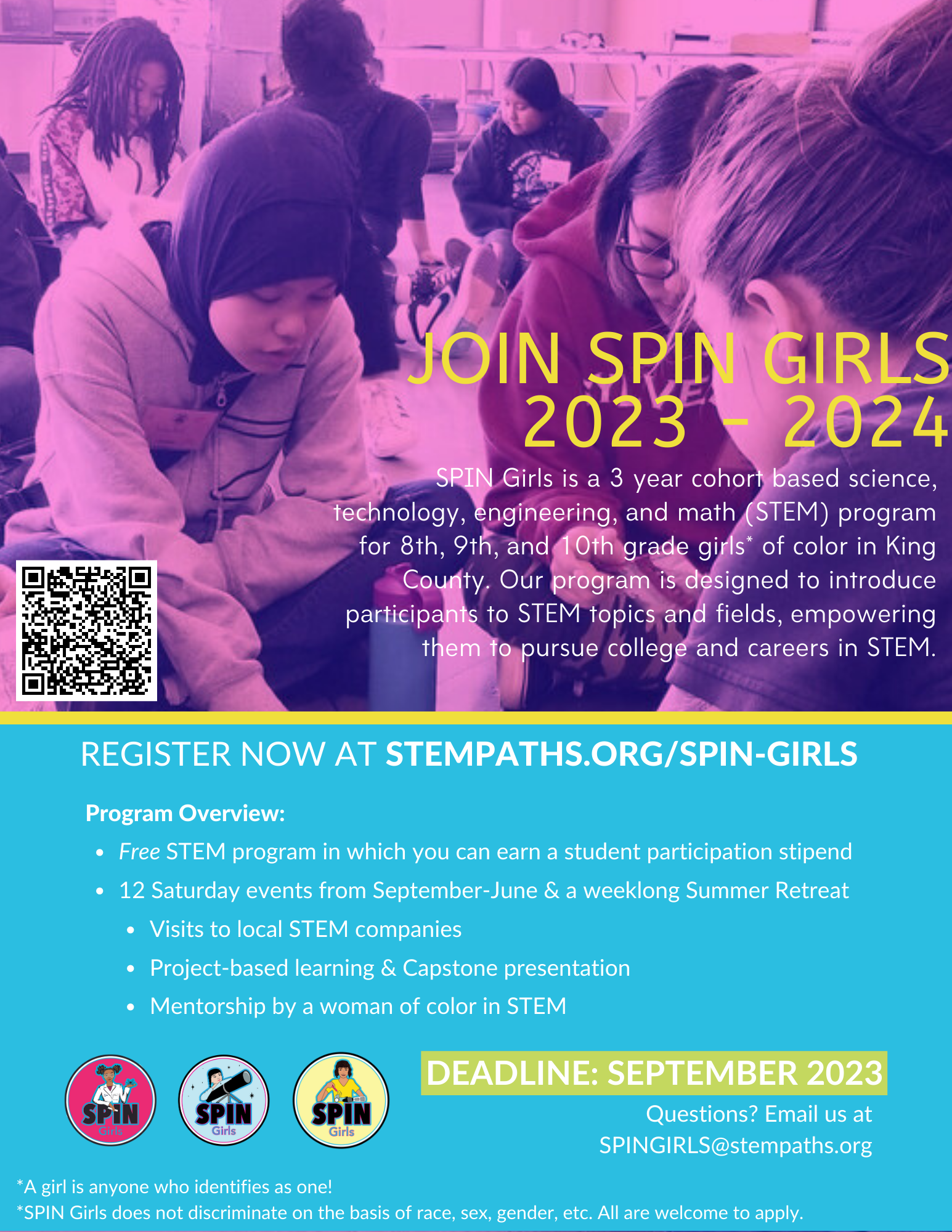 June 2023 SPIN Girls Newsletter — STEM Paths Innovation Network