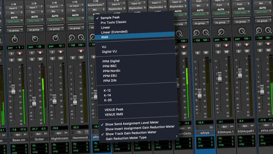 Understanding Advanced Metering In Pro Tools | Production Expert