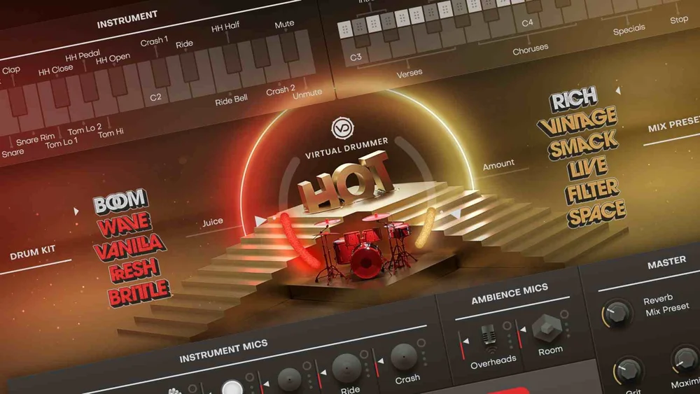 UJAM Virtual Drummer HOT Drum VI Released | Audio Production: News ...