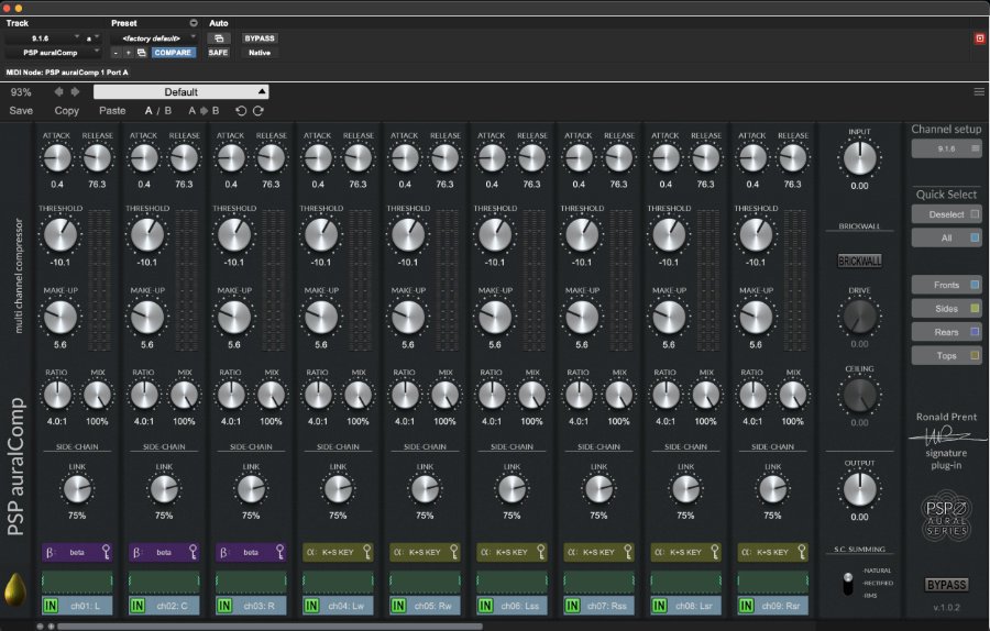 PSP Audioware AuralComp Multichannel Compressor - First Look | Production Expert
