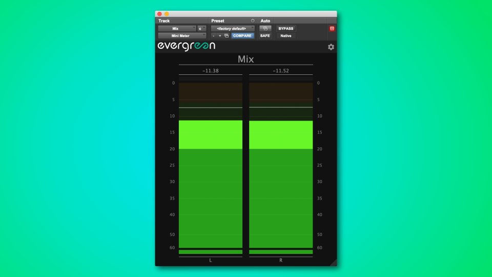 Free Plugin - Evergreen Audio Mini Meter | Production Expert