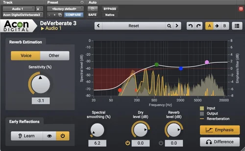 Reducing Reverb In Dialogue Recordings Using Acon Digital DeVerberate 3 ...