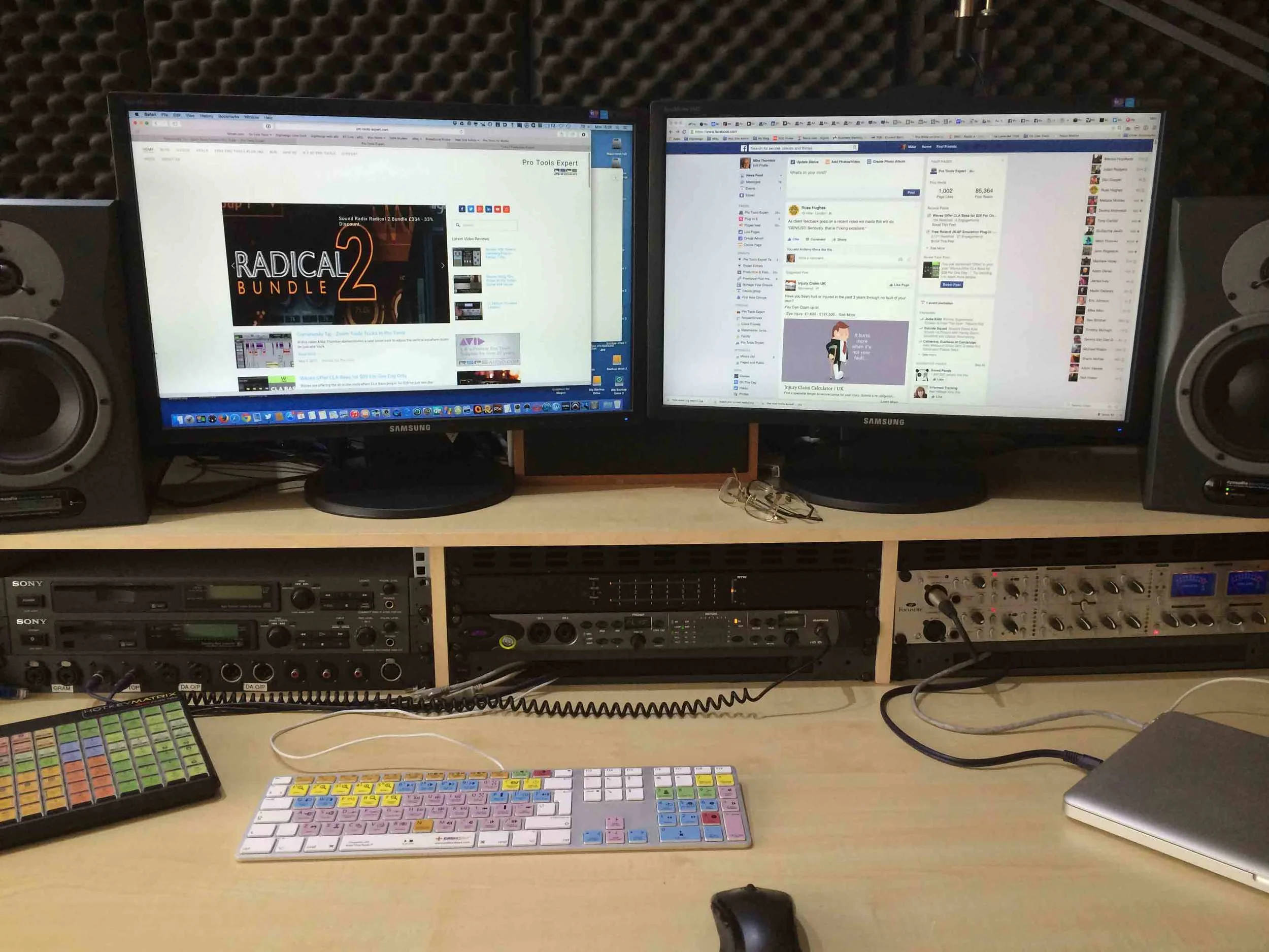 Studio And Acoustic Design. Floor And Ceiling Solutions | Pro Tools ...