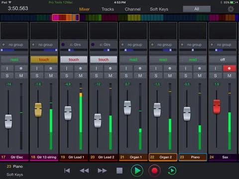 Avid Update Pro Tools Control App For iPad - Version 1.06 | Pro Tools ...
