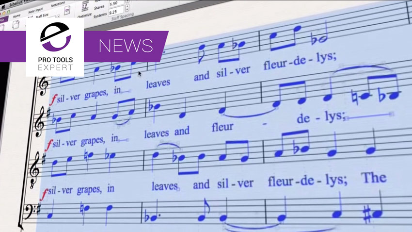 Avid Release New Version Of Sibelius First | Pro Tools - The leading ...