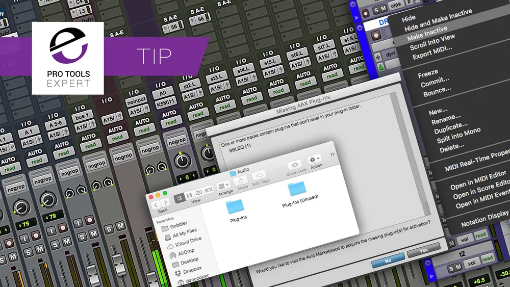 Do You Encounter Problems Opening Old Pro Tools Sessions? | Pro Tools ...