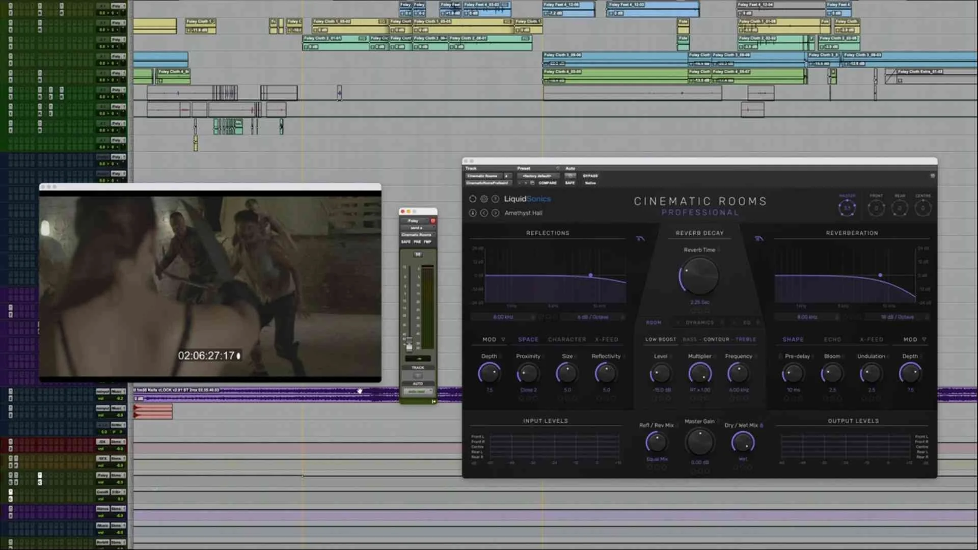 Placing Foley Sounds In A Scene With LiquidSonics Cinematic Rooms ... Placing Foley Sounds In A Scene With LiquidSonics Cinematic Rooms ...