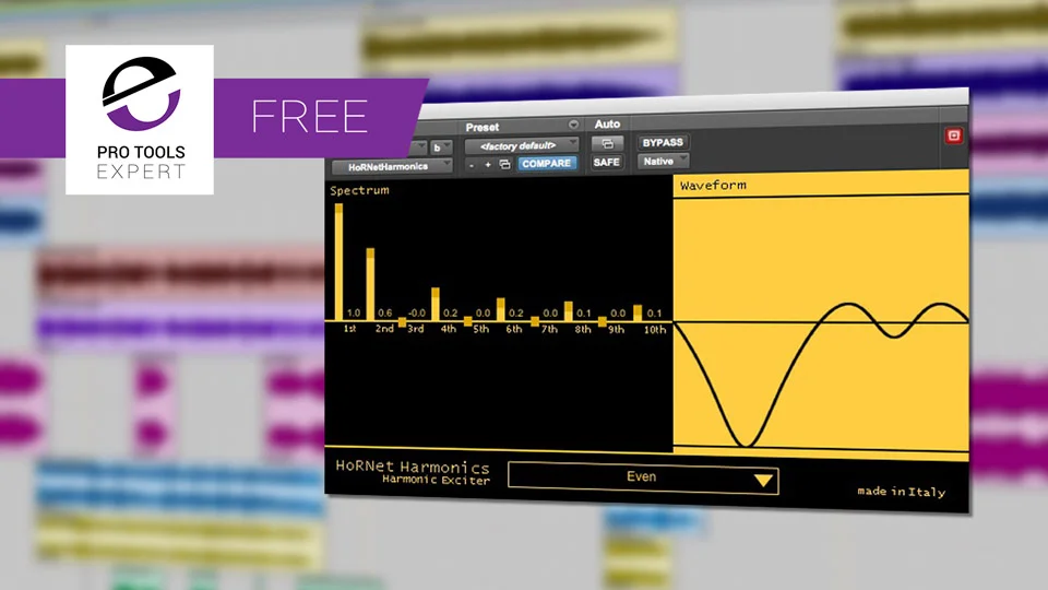 Friday Free Plug-in - HoRNet Harmonics | Pro Tools - The leading website for Pro Tools users