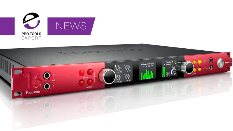 IBC 2017 - Focusrite Announce New Red16 Line DigiLink And Thunderbolt 3 ...