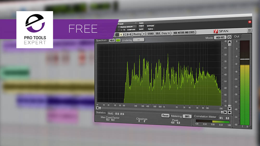 Friday Free Plug In Voxengo Span Spectrum Analyser Pro Tools The