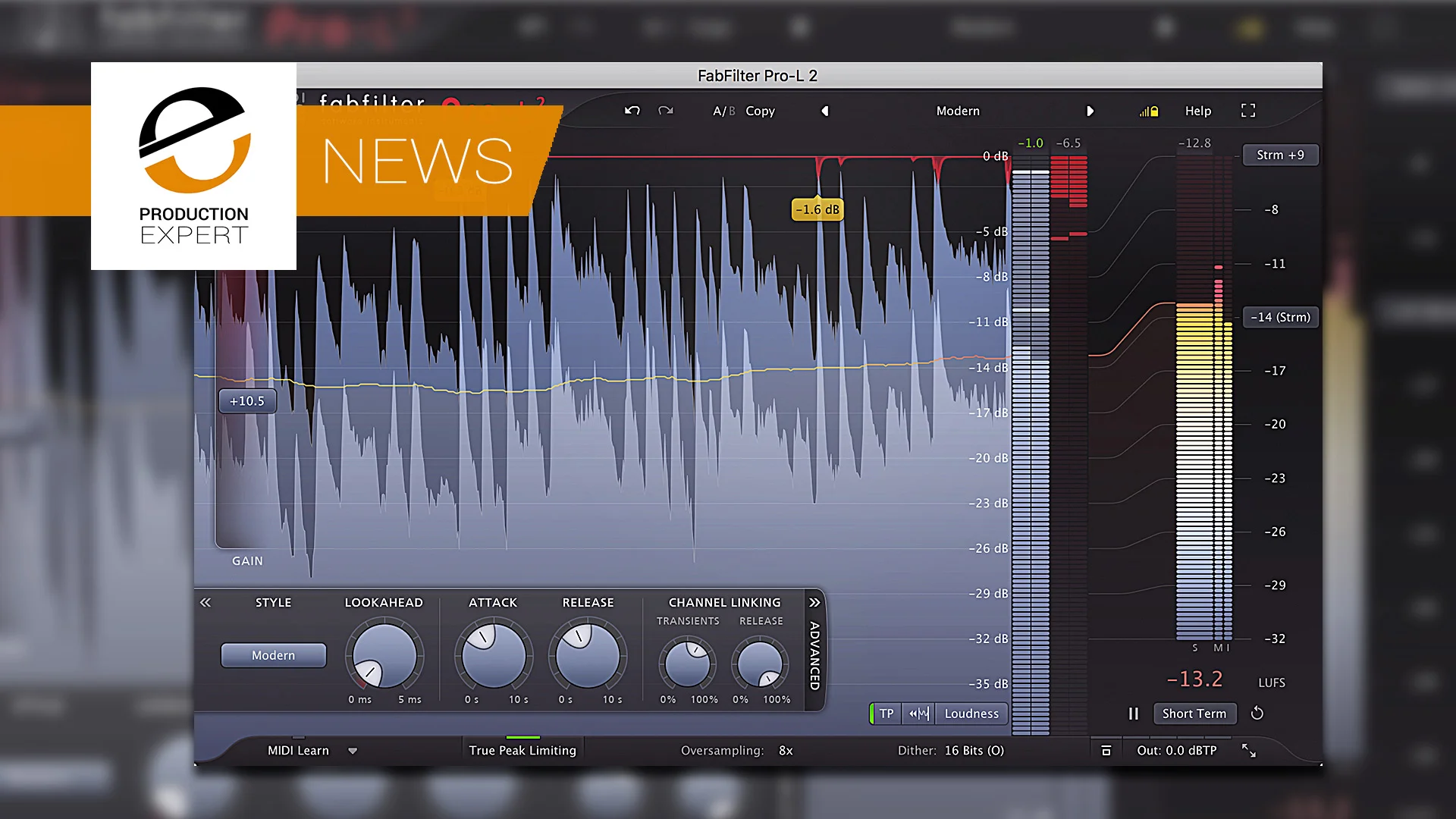 FabFilter Release FabFilter Pro-L 2 True-Peak Limiter Plug-in ...
