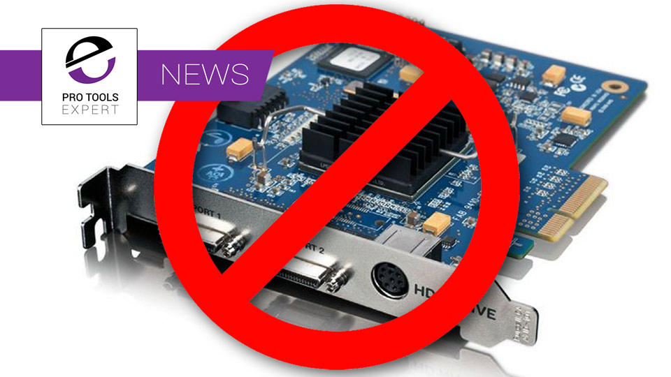 Avid Quietly Discontinue Their Pro Tools HD Native PCI-e Cards - Is ...