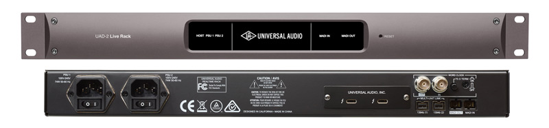 Universal Audio Announce The UAD-2 Live Rack | Production Expert