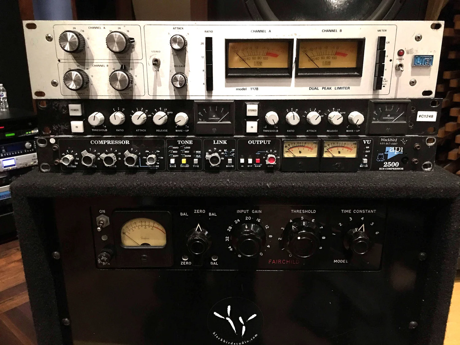 Blackbird Studio Vintage Compressors Collection - Feast Your Eyes On ...