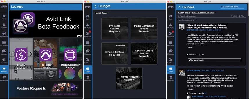 Avid Link App Brings A Unified Way For Users To Suggest Pro Tools ...