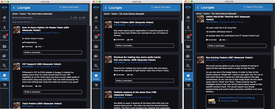 Avid Link App Brings A Unified Way For Users To Suggest Pro Tools ...
