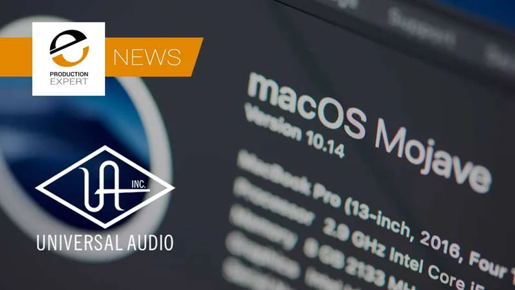Mac OS Mojave Now Supported With The Release Of Universal Audio 9.8 ...