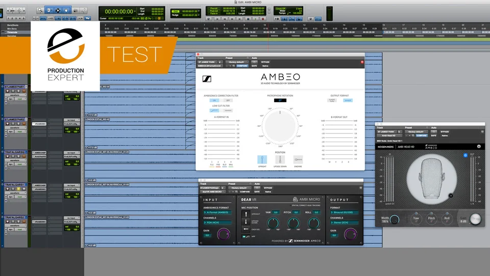 Ambisonics - Testing The New AMBI MICRO, Ambeo VR And Ambi Head Plug ...