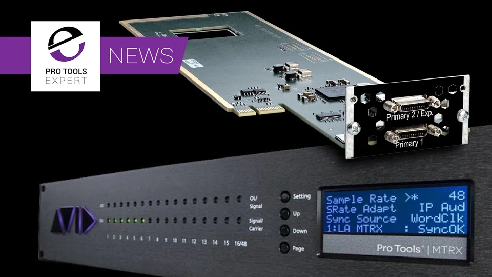 New Avid DigiLink Option Card For MTRX Interface For Projected Release ...