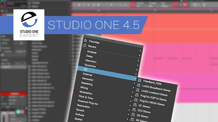 Studio One 4.5 - Do You Know About The New Spring Loaded Plugin Folders That Some Producers Love ...