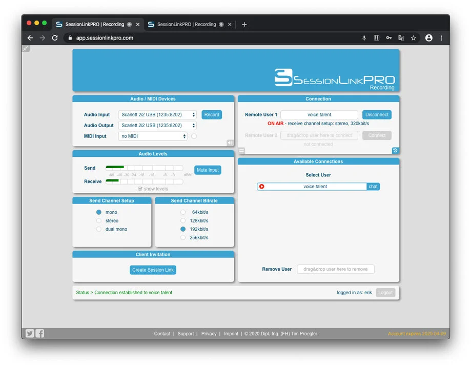 How To Use SessionLinkPRO During The COVID-19 Lock Down - A User Shares ...