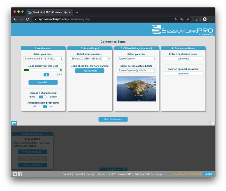 How To Use SessionLinkPRO During The COVID-19 Lock Down - A User Shares ...