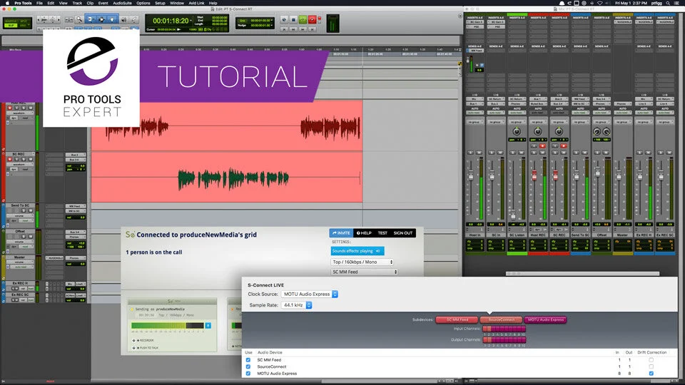 Source-Connect Now - Connecting To Pro Tools With Mix-Minus Using macOS ...