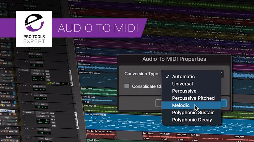Audio To MIDI In Pro Tools 2020.11 - Free Tutorial | Pro Tools - The leading website for Pro ...