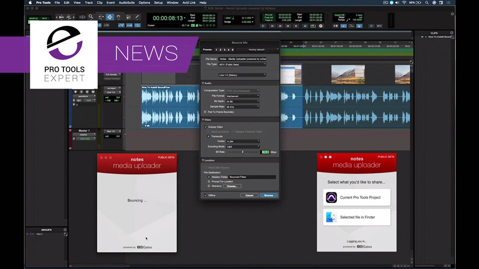 SoundFlow Media UpLoader - Remote Approval Mix Workflow | Pro Tools - The leading website for ...