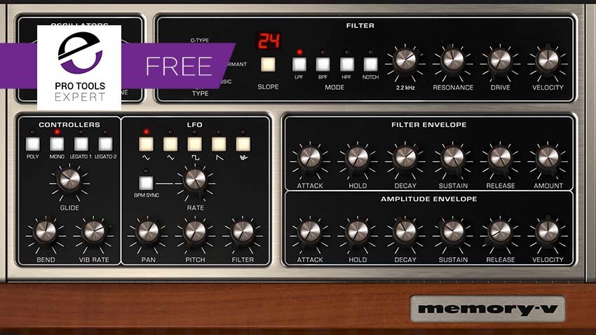 Free MemoryMoog Plugin - IK Multimedia Syntronik Memory-V | Pro Tools ...