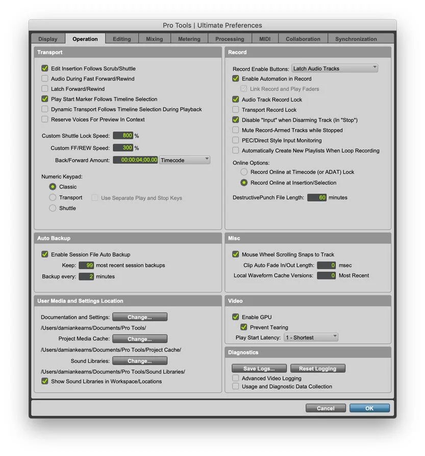 Pro Tools Preferences - Why So Many Choices? | Pro Tools - The leading ...