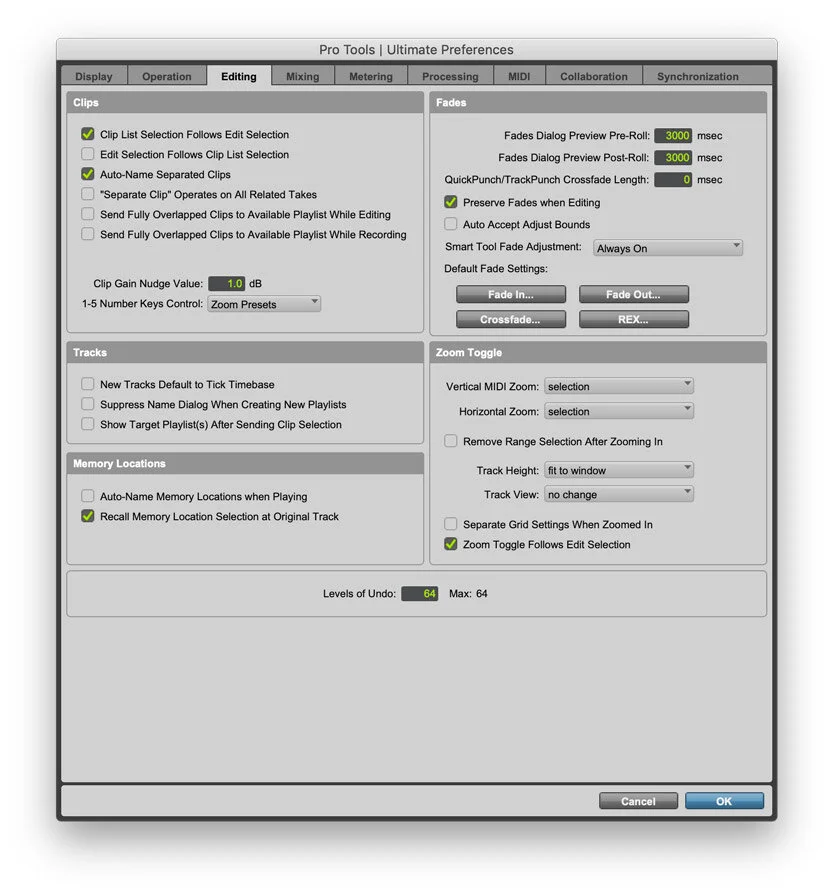 Pro Tools Preferences - Why So Many Choices? | Pro Tools Articles ...