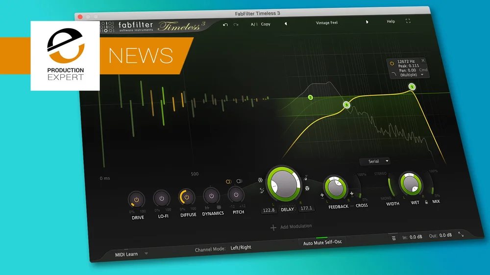 FabFilter Timeless 3 - Super-flexible Delay Plugin Updated | Production Expert