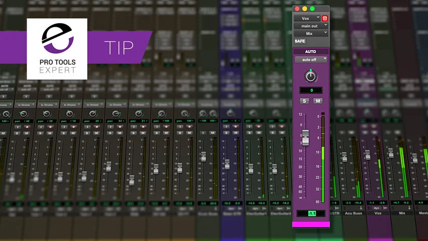 Control Pro Tools Faders Using Your Keyboard Or Mouse | Pro Tools - The leading website for Pro ...