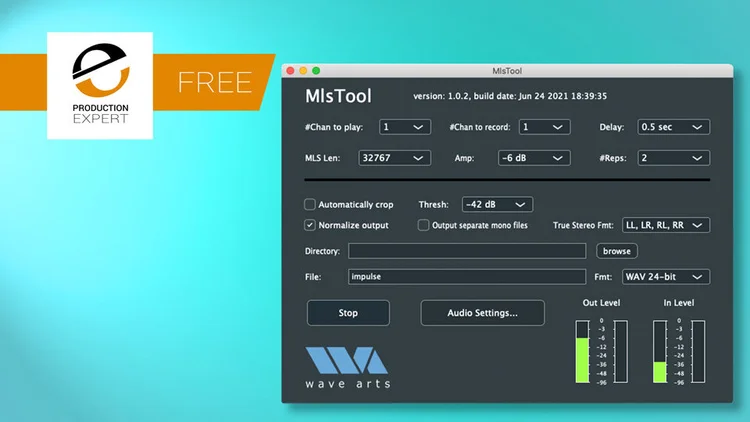 Wave Arts MlsTool - Free Utility For Creating Impulse Responses For Mac And PC | Production Expert