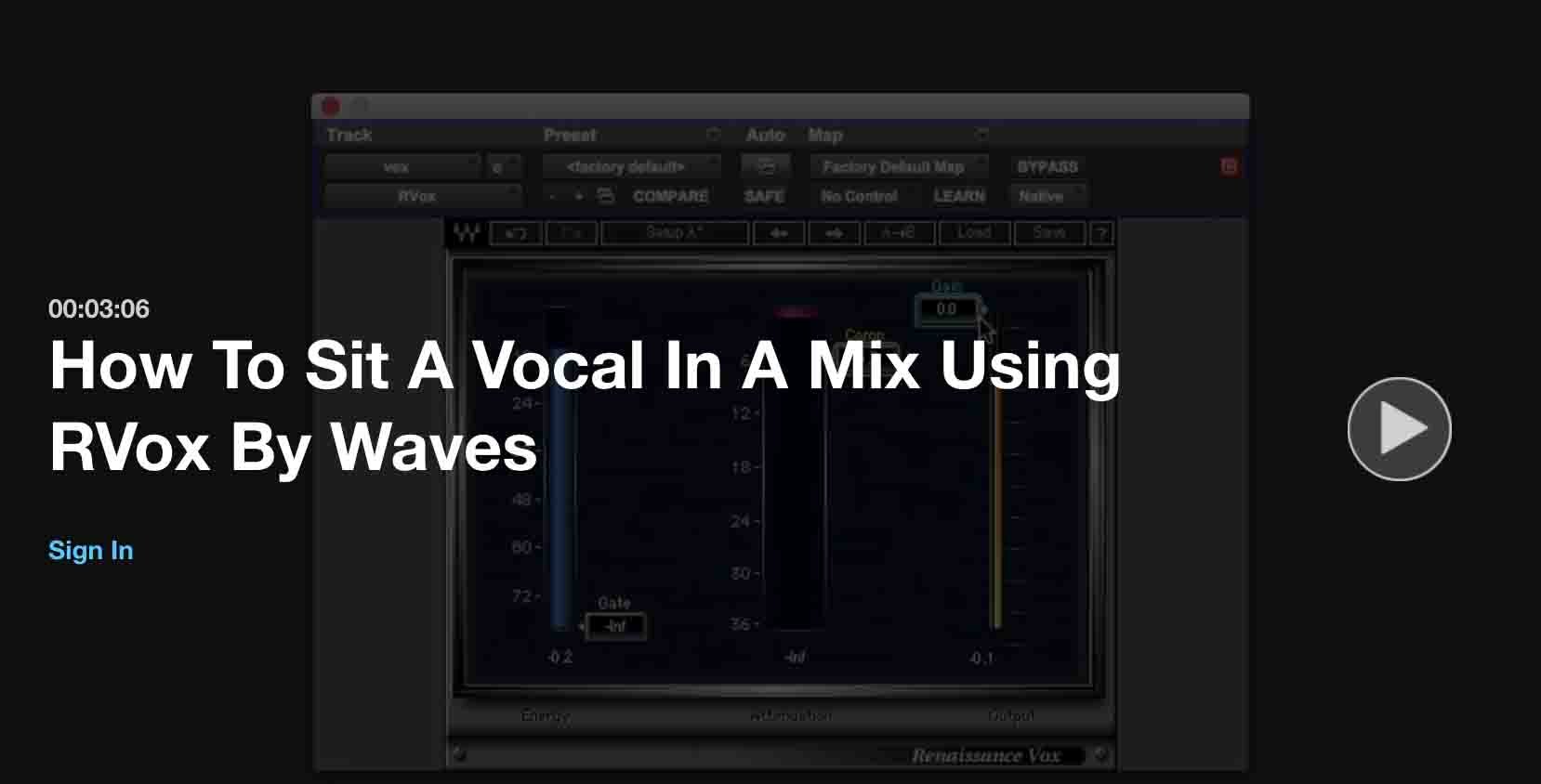 Waves RVox | Production Expert