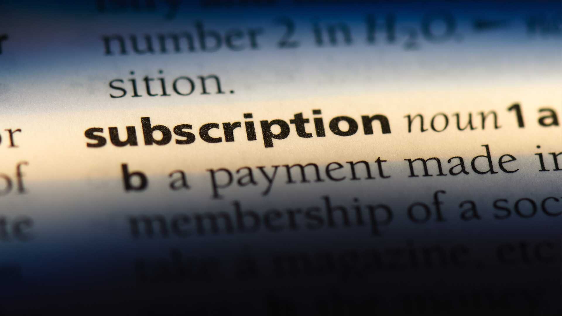 Software Subscriptions Are Something We Need To Get Used To ...