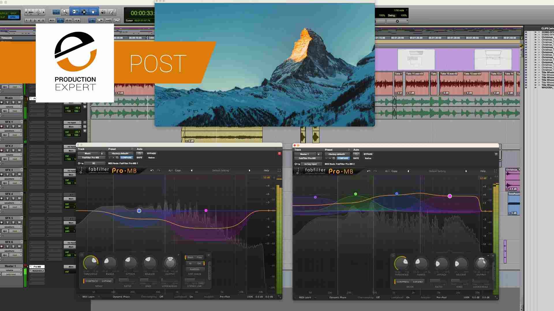 What is audio post production?