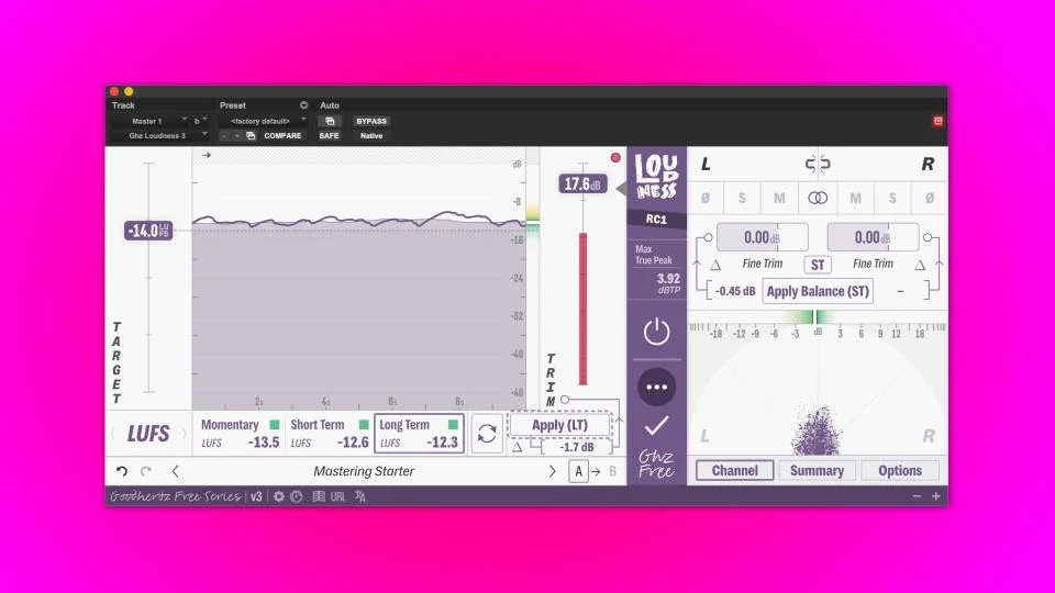 Free Plugin - Goodhertz Loudness | Production Expert