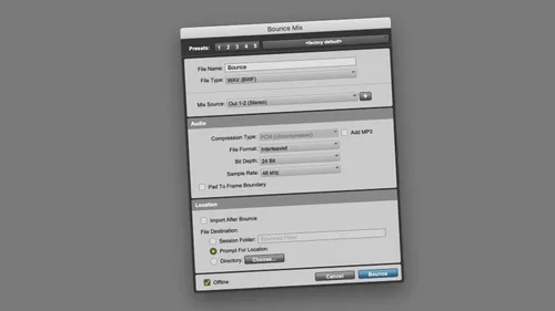 Bouncing Best Practices - Delivering the Final Mix | Audio Production ...
