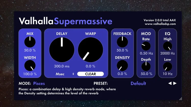 Valhalla Supermassive Free Reverb Plugin Receives Update | Production ...